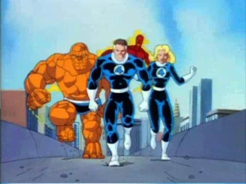 Fantastic 4 Cartoon 1967 and 1994 - Etsy