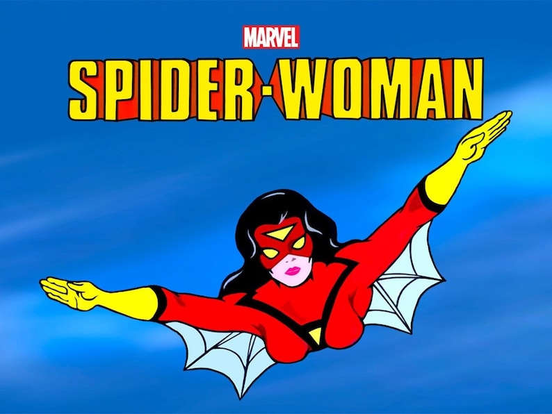 Spider Woman Cartoon Digital Download - Etsy UK