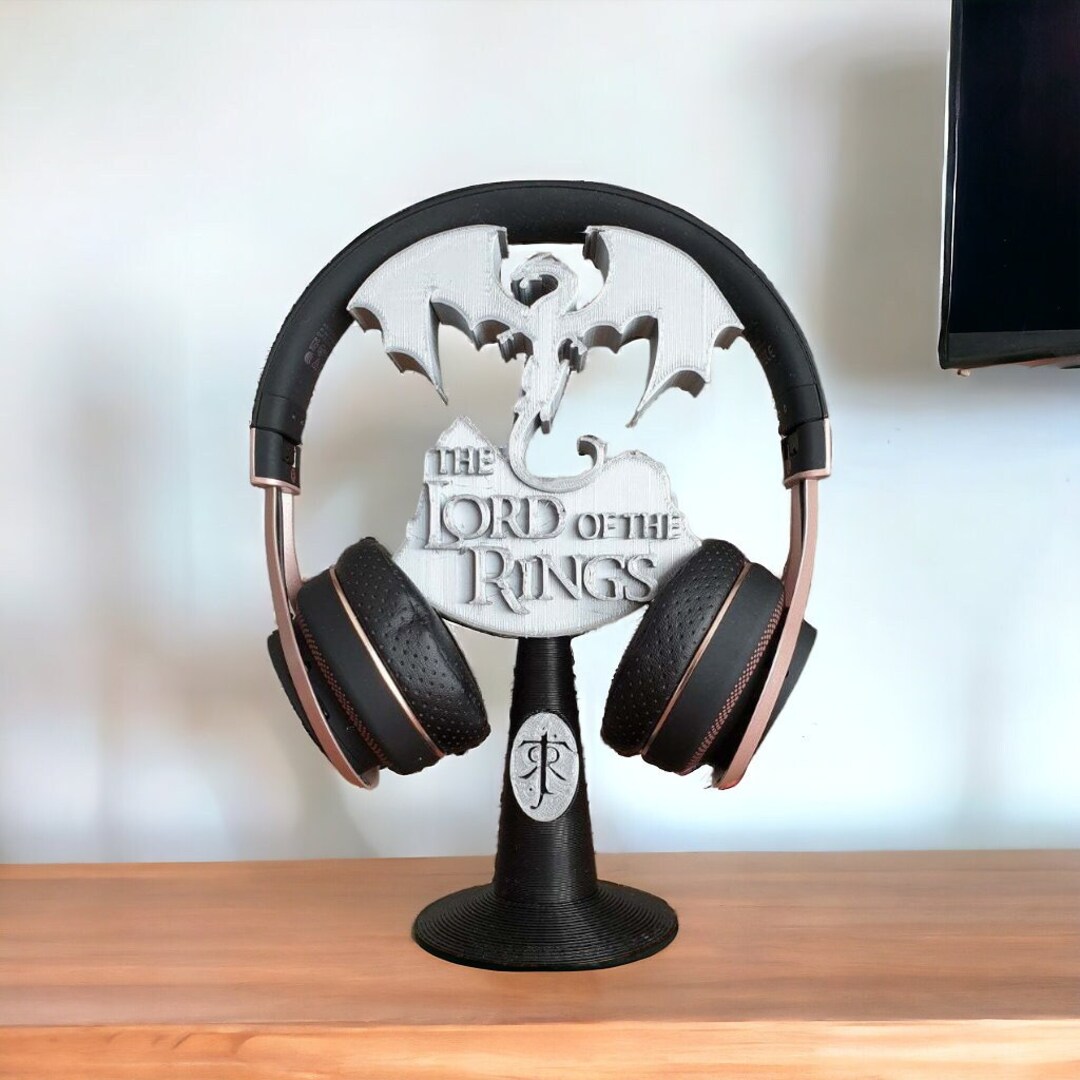 The Elegance of Middle-earth: Lord of the Rings Headphone Stand - Etsy