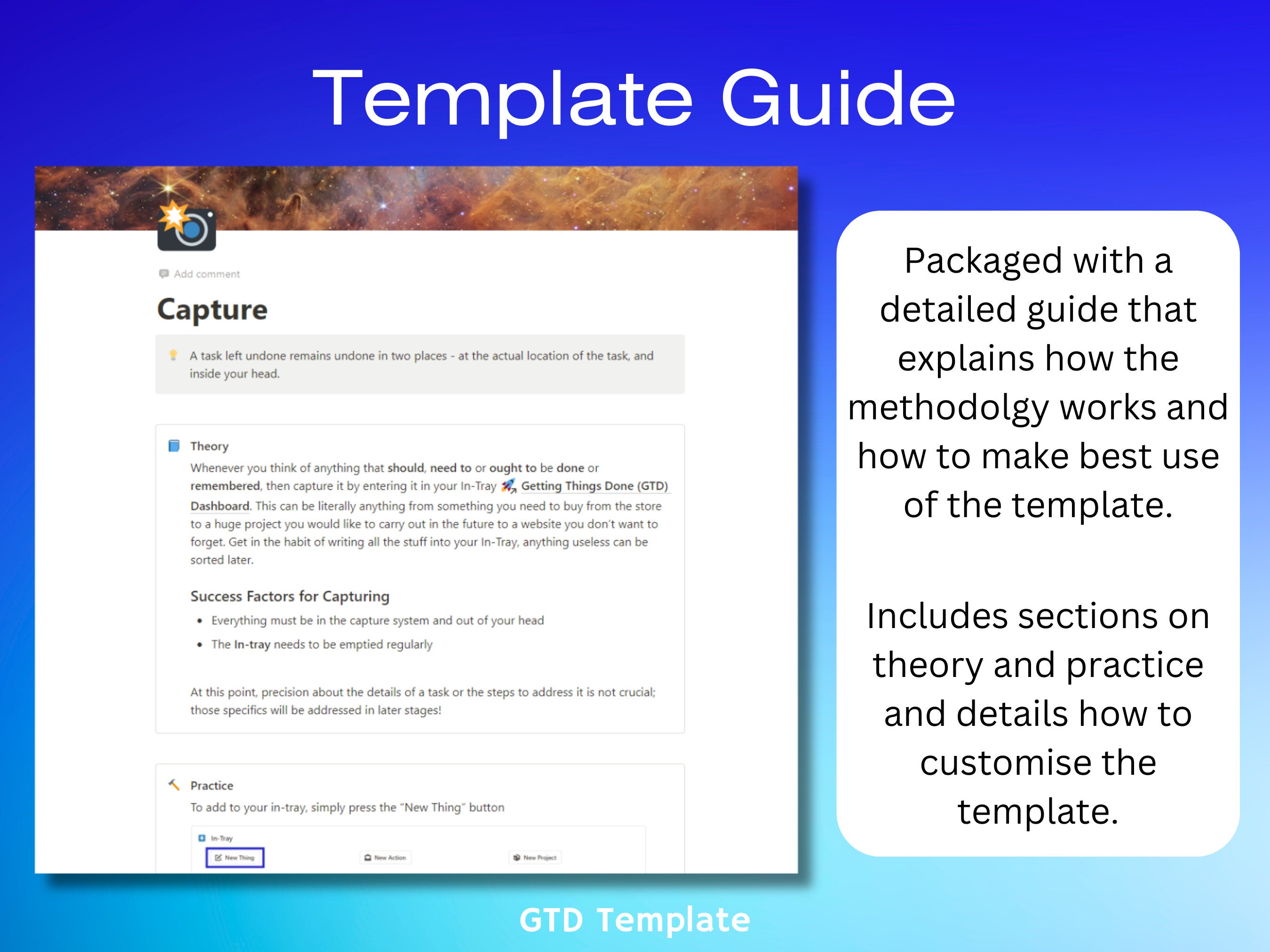 Getting Things Done GTD Notion Template Life Planner Productivity and ...