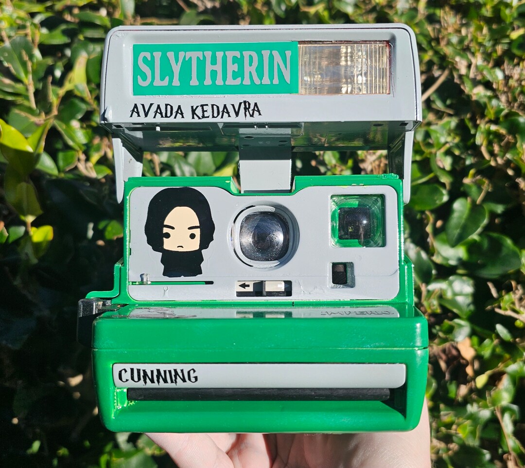 Harry Potter Slytherin Pride Polaroid Camera - Etsy
