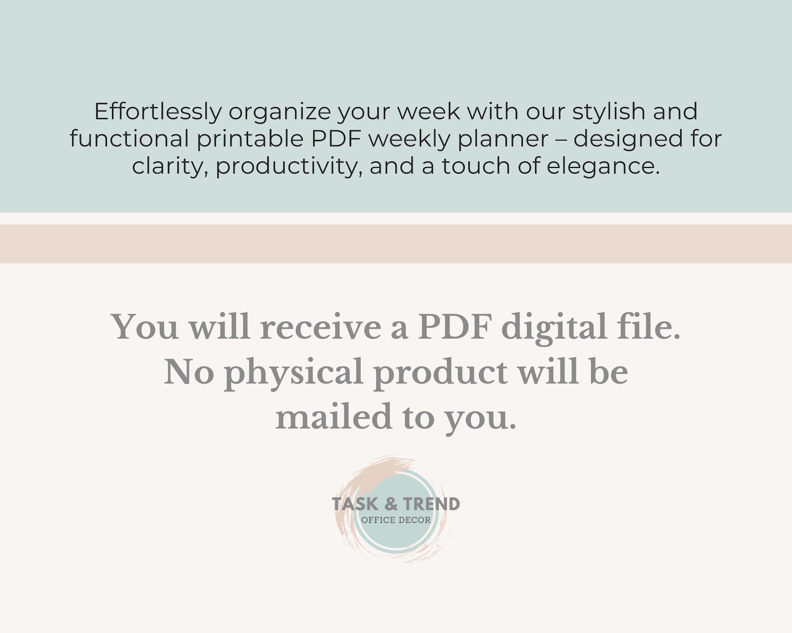 Executive Assistant Weekly Planner: Printable, Fillable PDF (digital ...