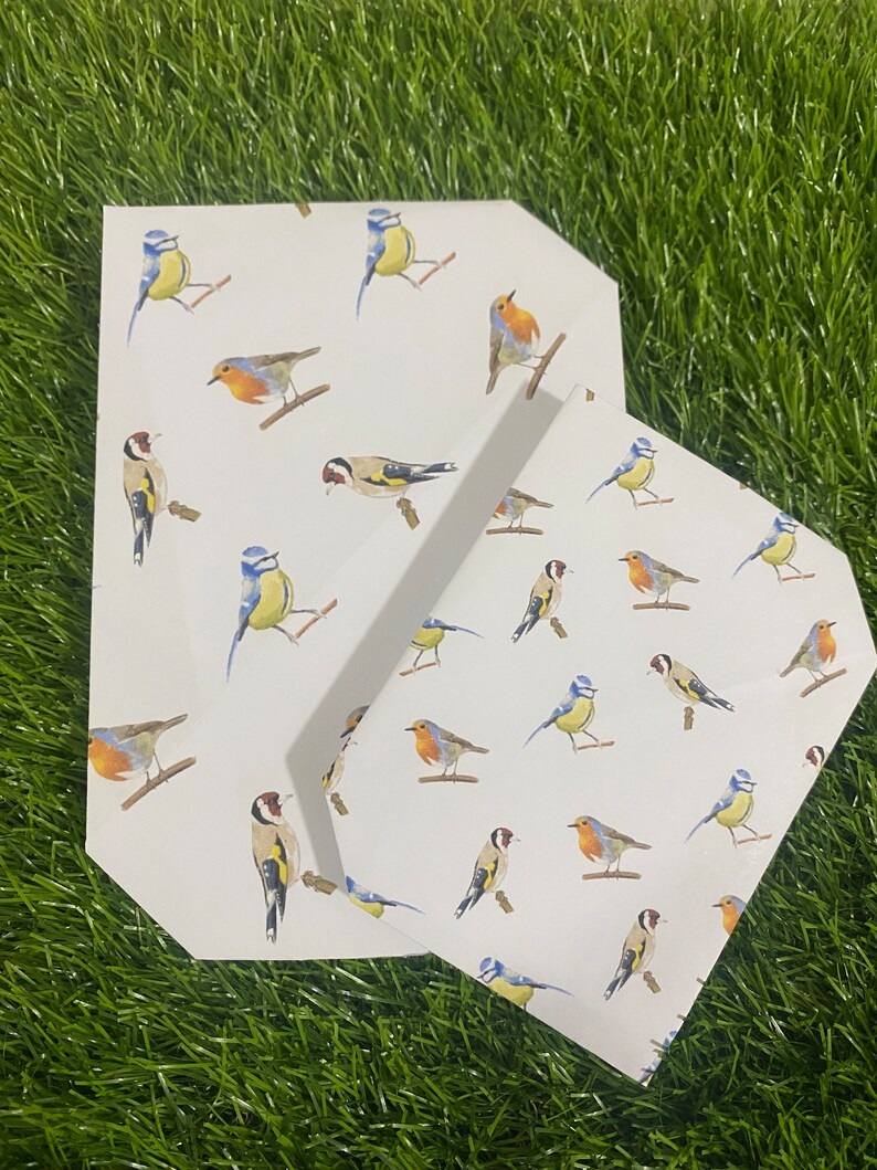 Garden Birds Printable Stationary, Printable Writing Paper, Printable ...