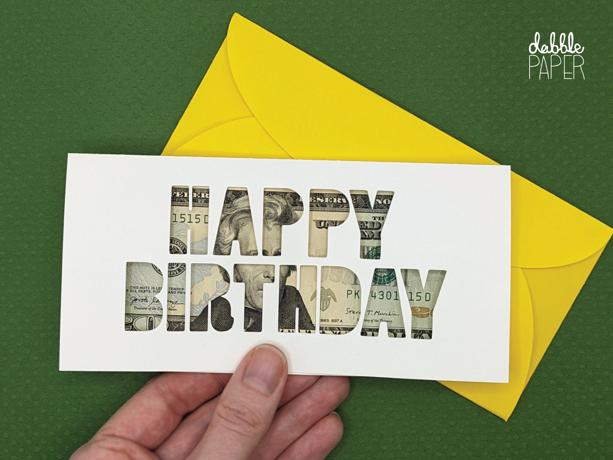 Happy Birthday Money Card and Envelope - Cricut DIY - SVG Download - Etsy