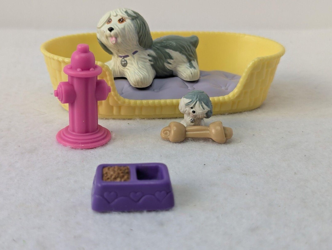 Vintage Littlest Pet Shop Sheepdog & Puppy Set 1992 Kenner - Etsy
