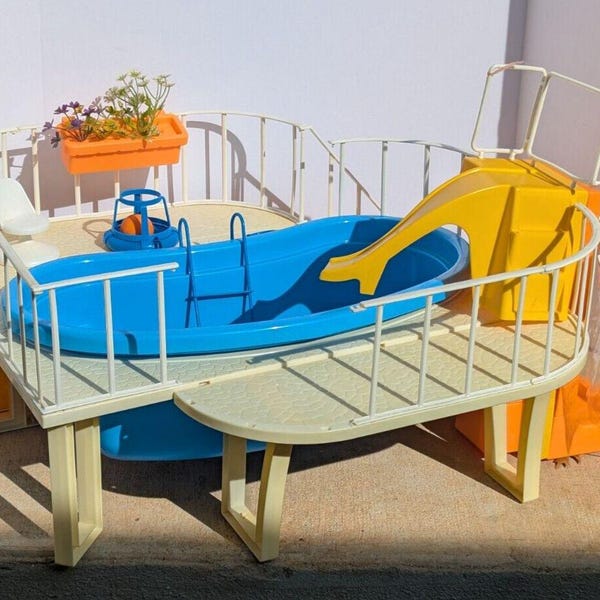 Vintage Barbie Pool - Etsy