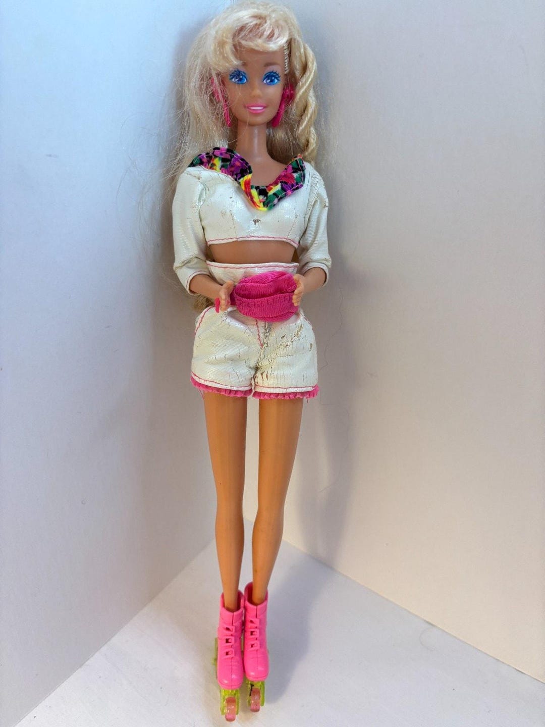 1991 Barbie Rollerblade 2214 Doll Skates Flicker’n Flash Original ...