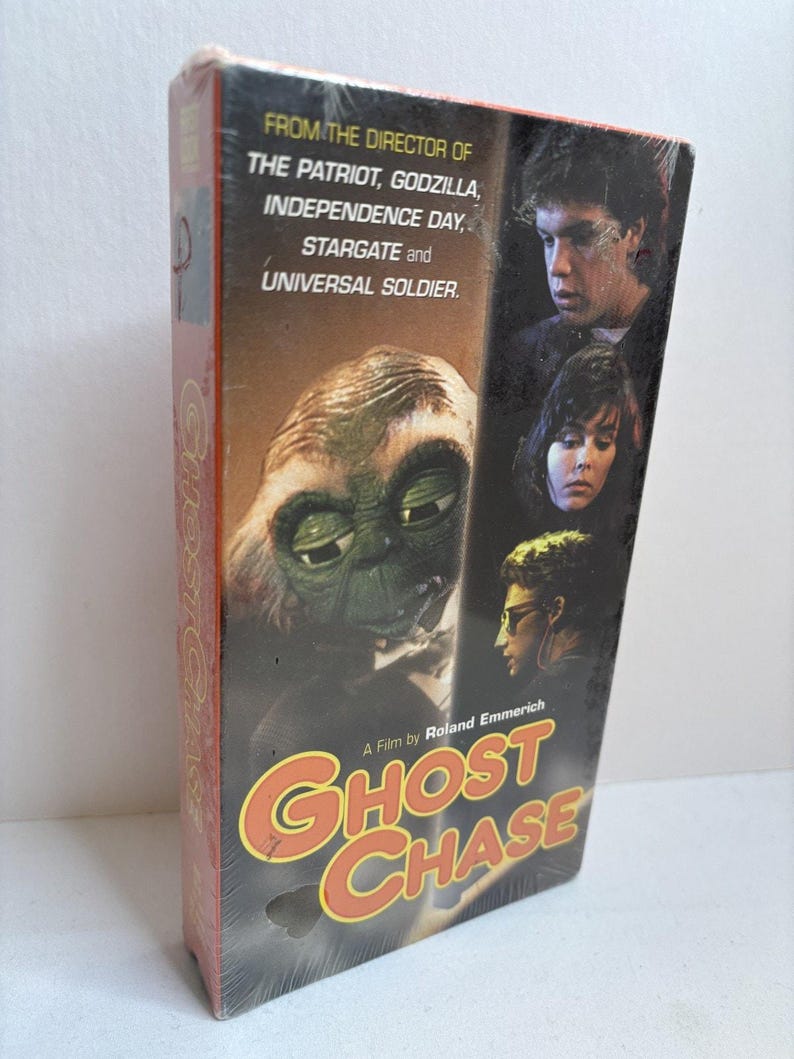 Vintage Ghost Chase VHS Tape 1988 Horror Cult Classic 2000 Artwork - Etsy