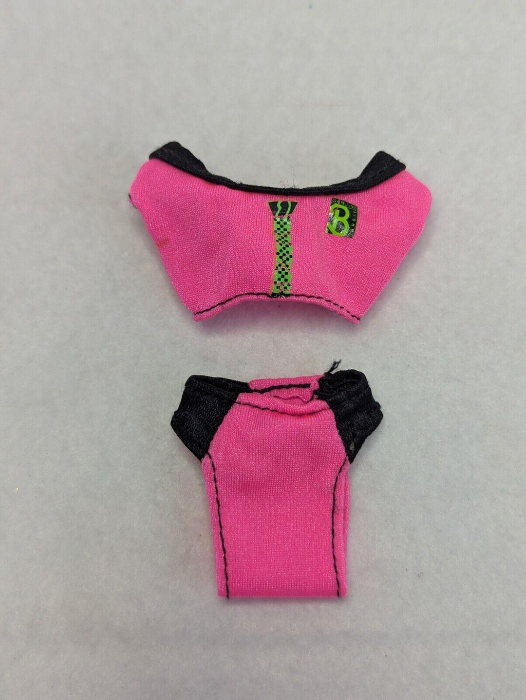 Vintage 1989 Mattel Barbie Doll Beach Blast 2 Piece Swimsuit Bikini ...