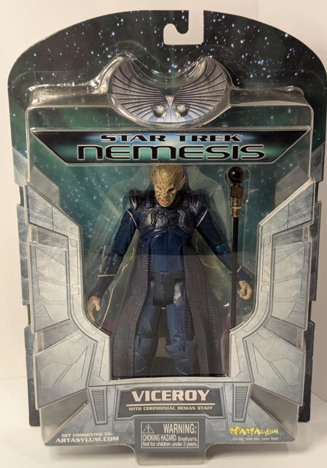 Star Trek the Next Generation Nemesis Viceroy Action Figure Art Asylum ...