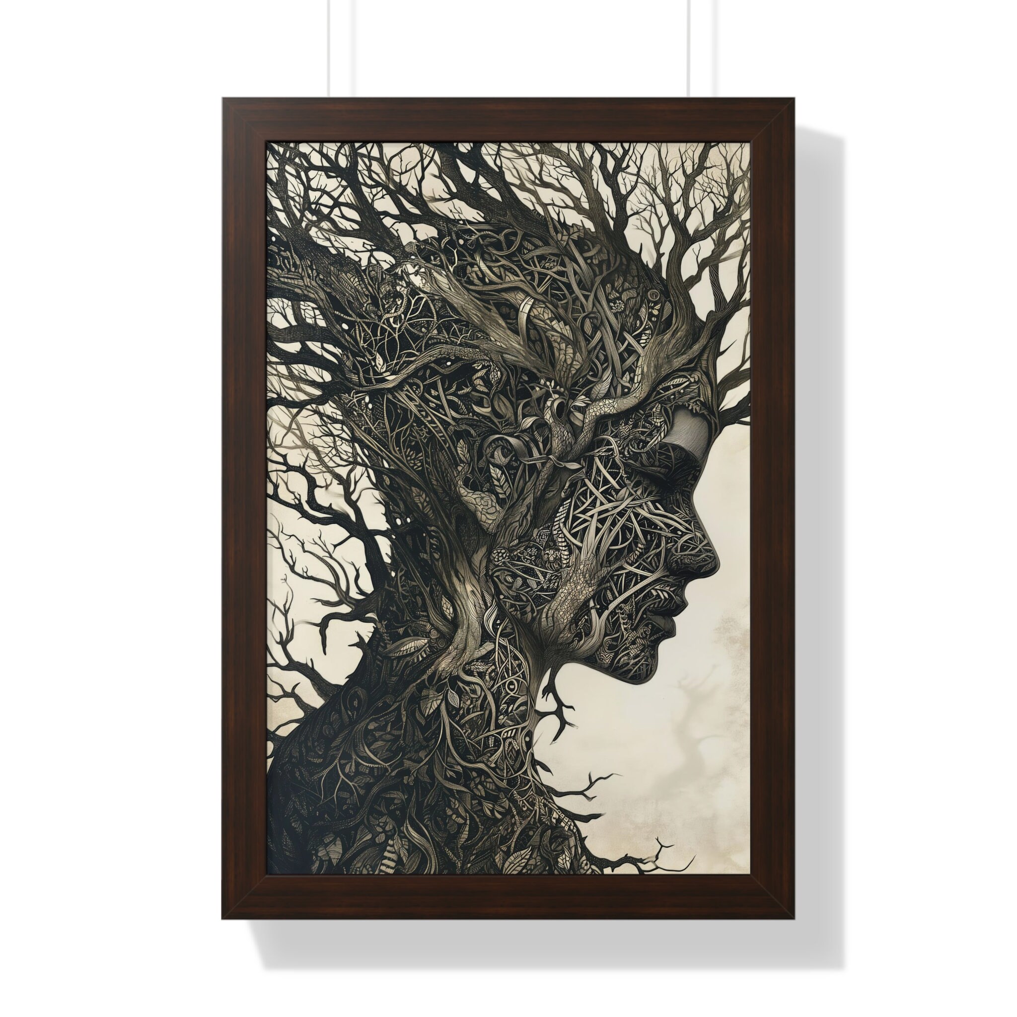 Willow {digital Unique Wall Art Ent Tree Person Great Gift Nature Lover ...