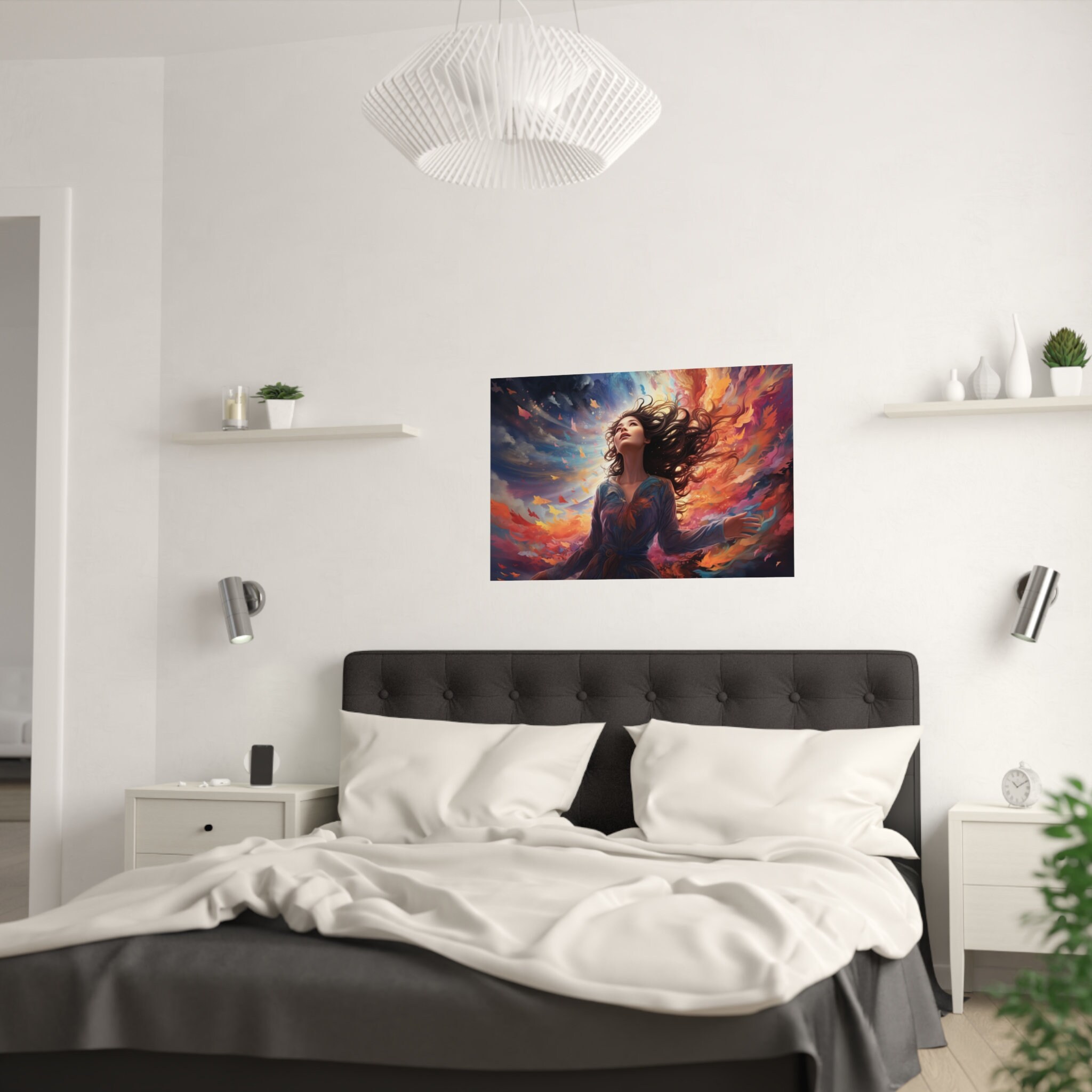 Pastel Vortex {colorful Psychedelic Canvas Wall Art Gorgeous Swirl of ...