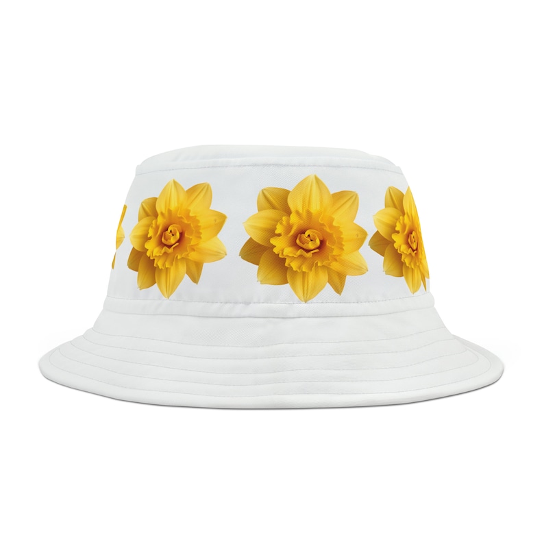 Daffodil March Birth Flower - Bucket Hat - Etsy