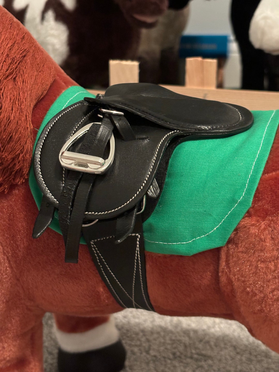 Toy Pony Saddle Pad Green - Etsy UK