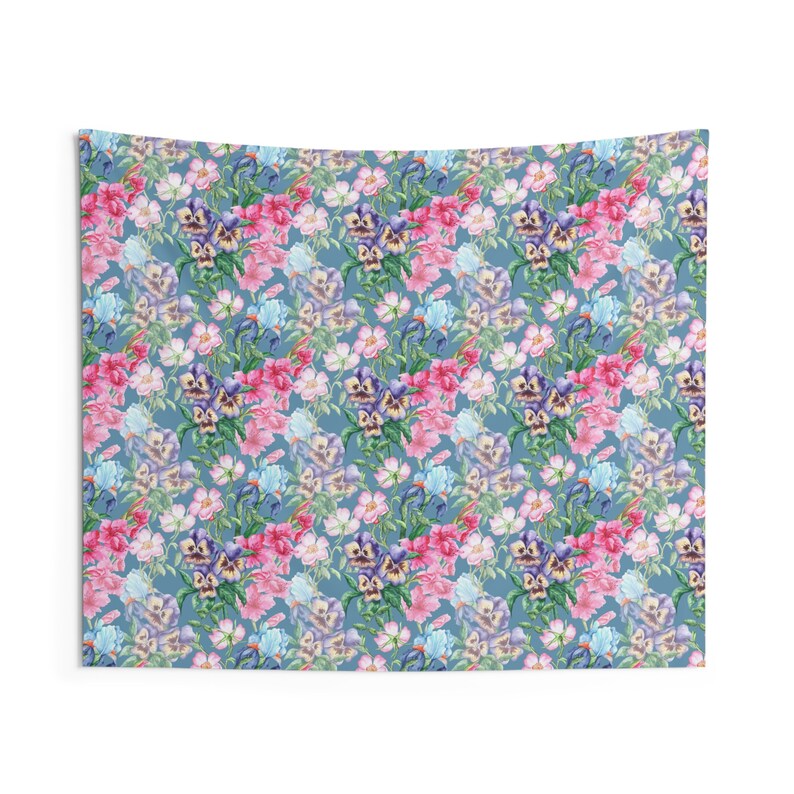 Wildflower Tapestry, Cute Tapestry, Flower Tapestry, Small Tapestry ...
