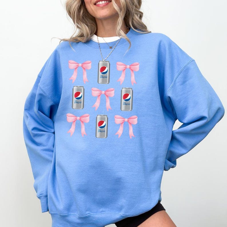 Pepsi Diet Pepsi Diet Pepsi Bow Sweatshirt, Soda Lovers Tee, Gifts for ...