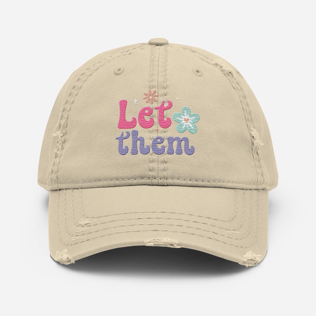 Embroidered Let Them Hat Positive Affirmations Self Love Gift ...