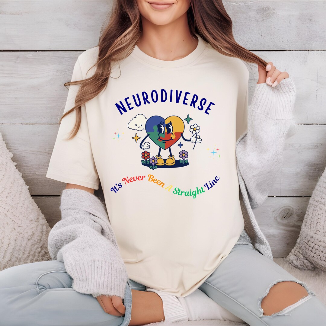 Neurodivergent Neurodiverse ASD Autism Spectrum Disorder Shirt Autism ...