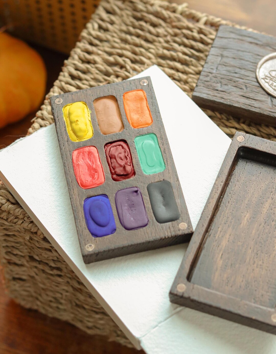 Handmade Watercolor Basic Palette - Artist Quality Handmade Paints ...