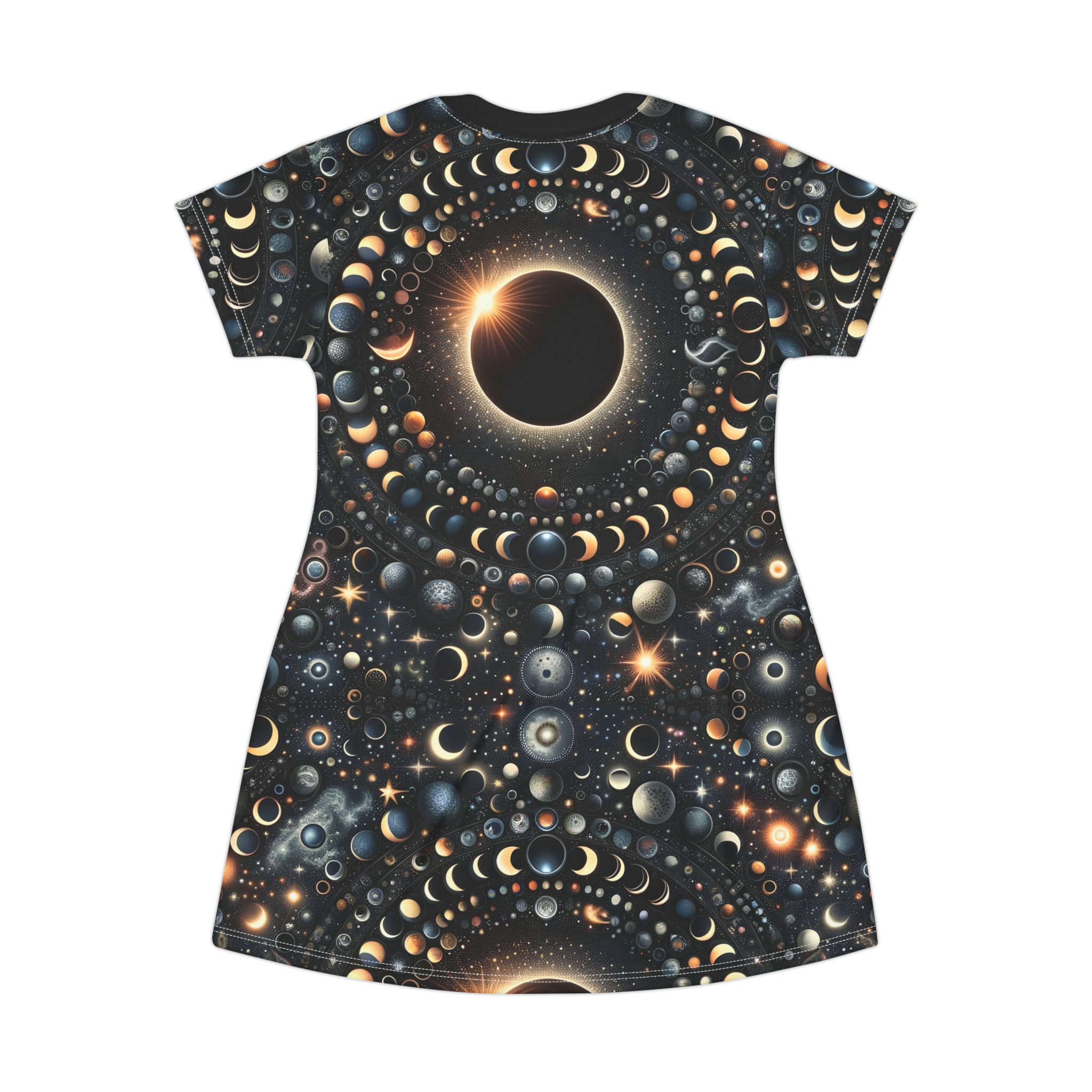 Total Solar Eclipse T Shirt Dress 2024: Celestial Wonder Graphic Tee ...