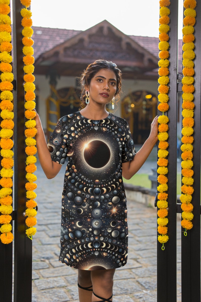 Total Solar Eclipse T Shirt Dress 2024: Celestial Wonder Graphic Tee ...