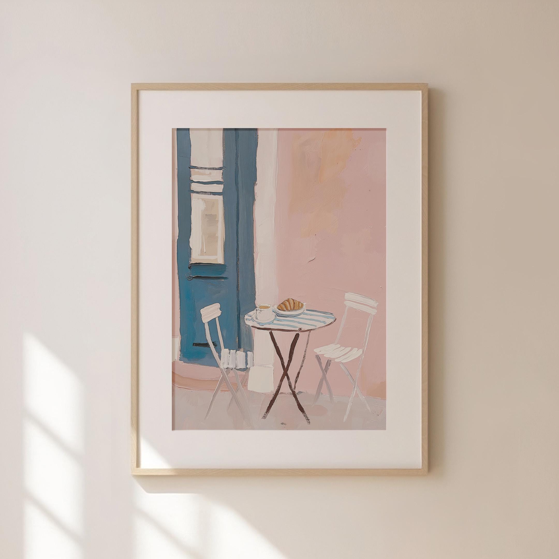 Parisian Cafe Print, Paris Wall Art, Travel Poster, Printable Wall Art ...