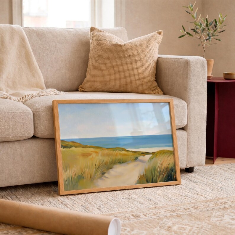 Lakeshore Dune Painting (digital Download) - Etsy