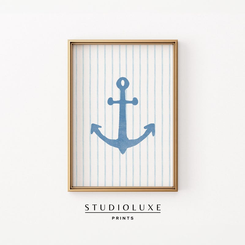 Anchor Print - Etsy