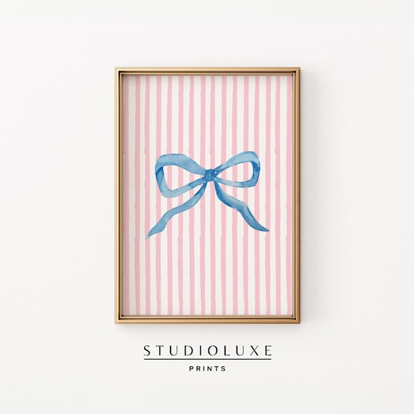 Blue Coquette Wall Decor - Etsy