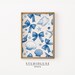 Coquette Room Decor, Blue Bow Printable Wall Art, Preppy Trendy ...