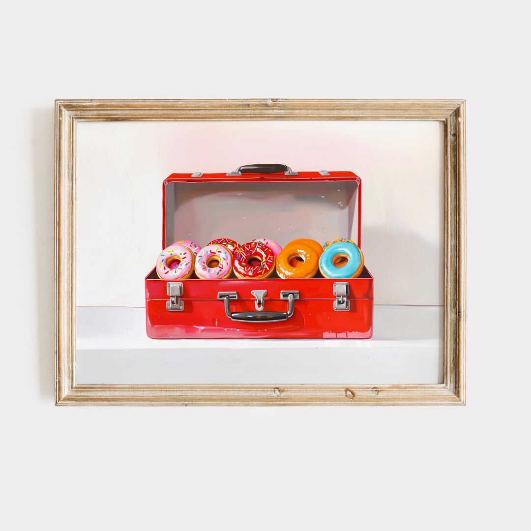 Donut Toolbox Print, Quirky Wall Art, Trendy Wall Decor Prints ...