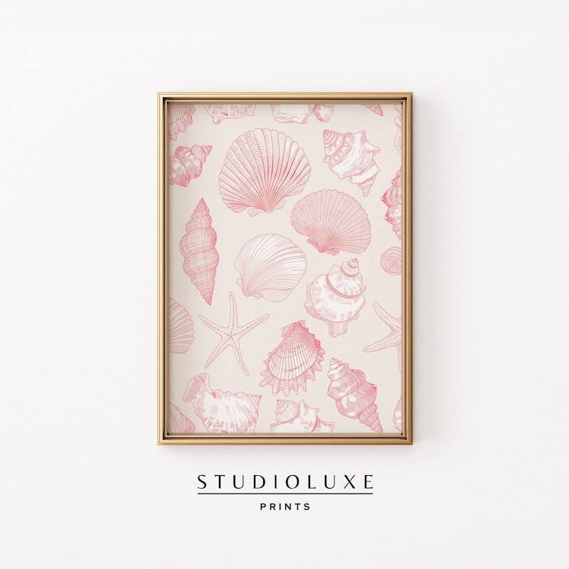 Pink Seashells - Etsy