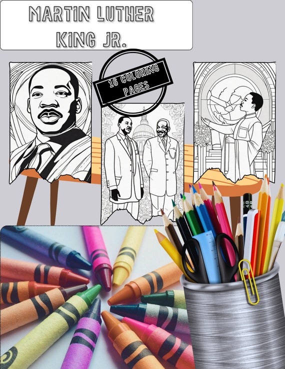 Hojas De Trabajo Imprimibles De Martin Luther King Jr. Plantillas De