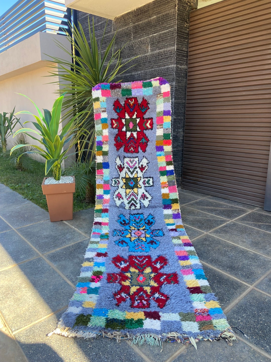 Long Narrow Runner Rug 8.8x2.6 Ft-hallway Runner Rug-multi Colored ...