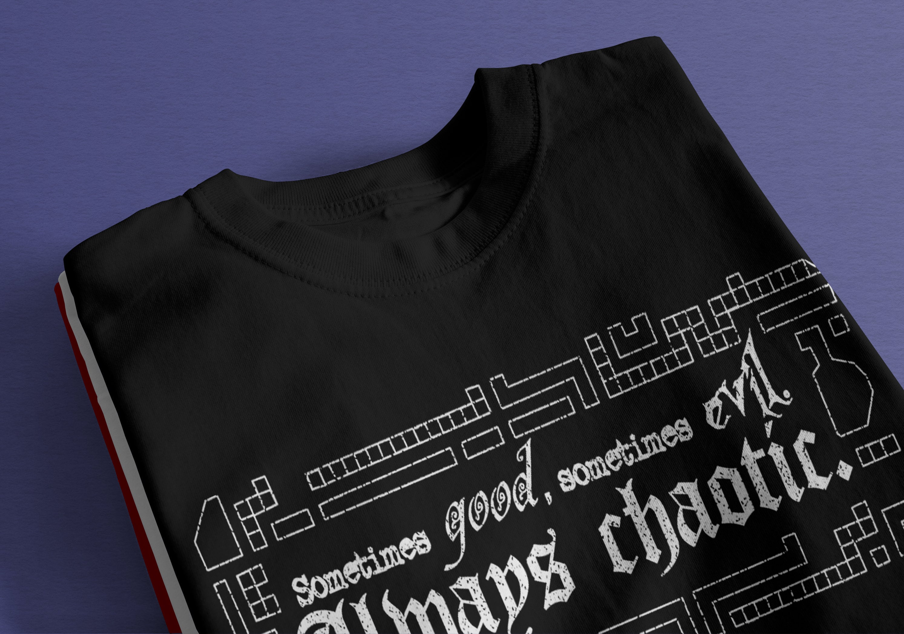 Always Chaotic Shirt, Dnd Dungeon Alignment Shirt, Dungeons and Dragons ...