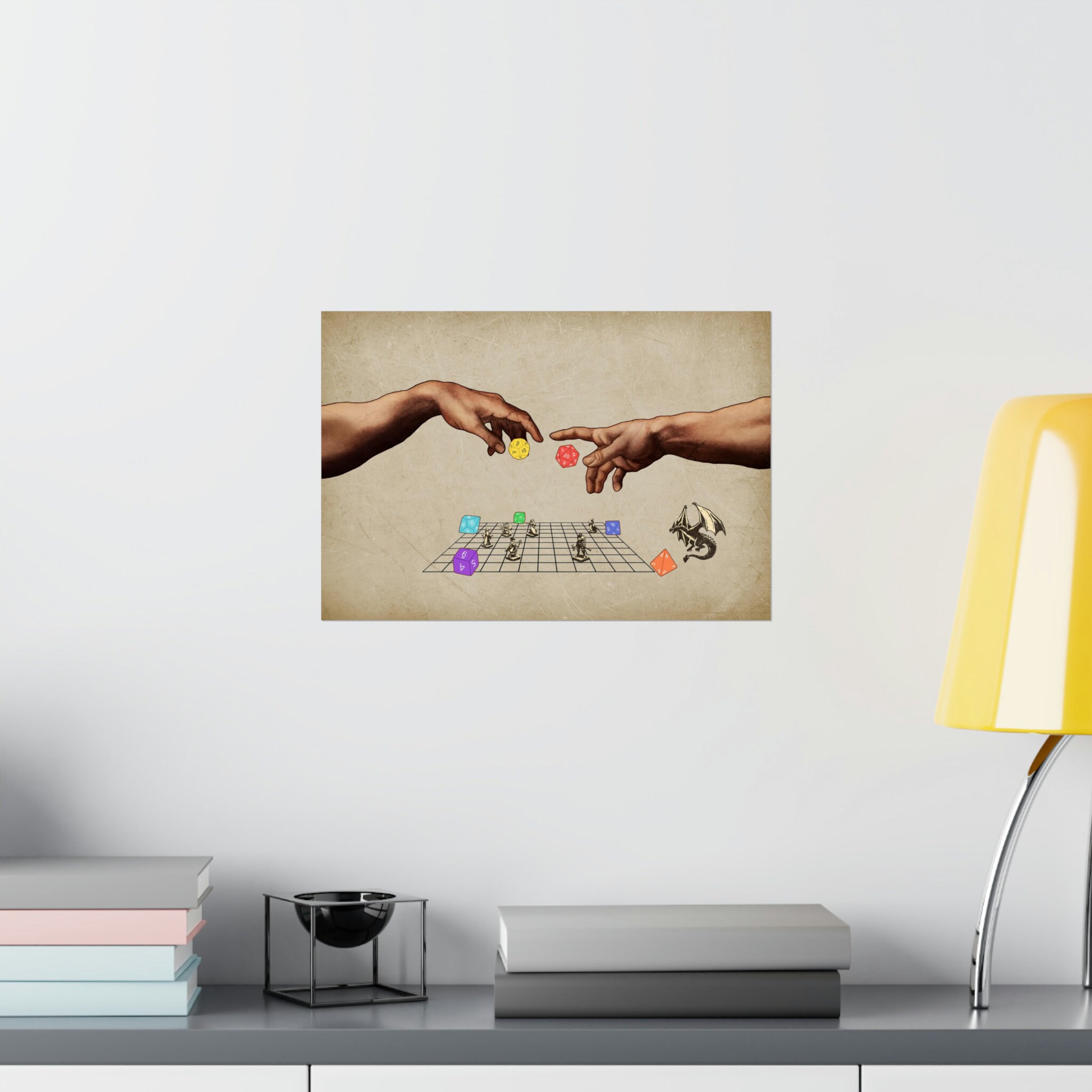 Funny Dnd Creation of Adam Poster. Dnd Decoration for Dm and Player ...