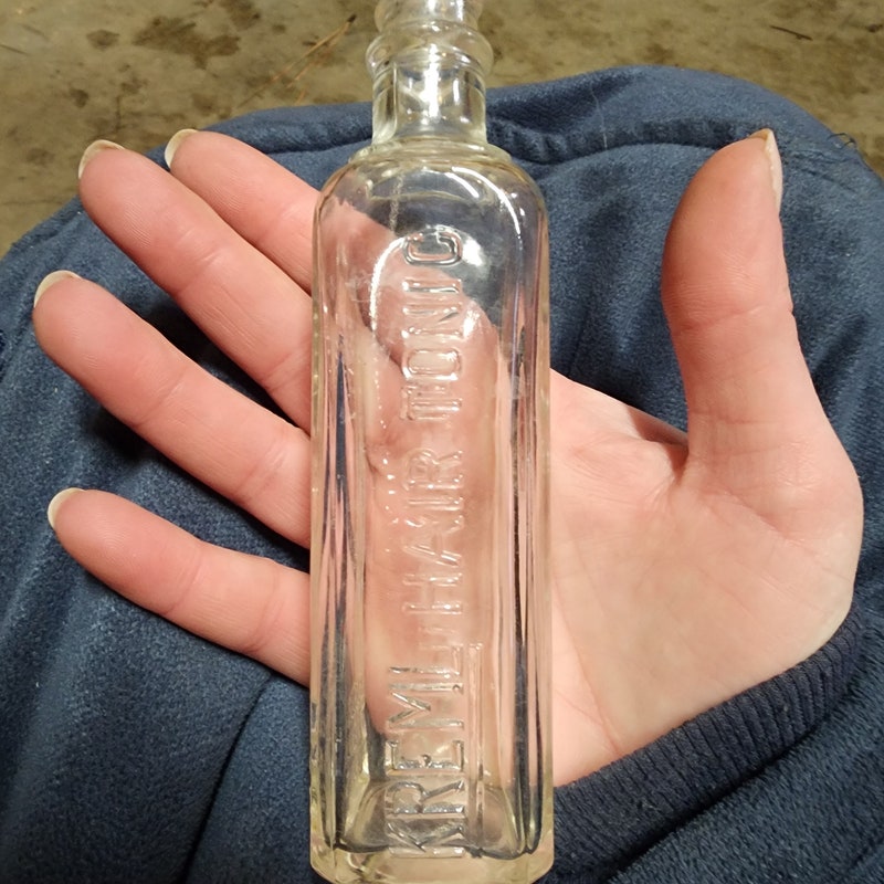 Antique Hair Tonic Bottle - Etsy