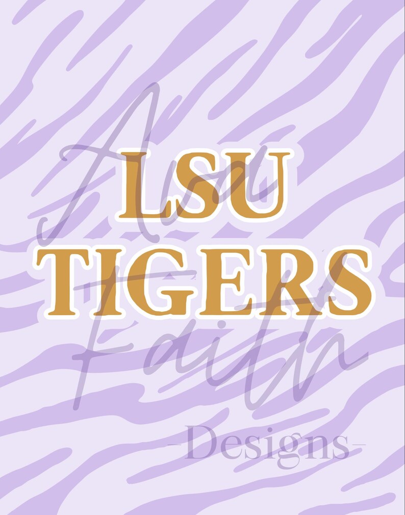 LSU Digital Prints | Dorm Decor | Digital Prints | Purple and Gold Dorm ...