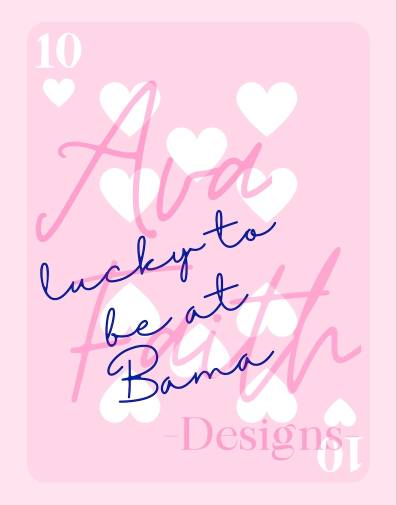 Pink and Navy University of Alabama Digital Prints | Dorm Decor ...