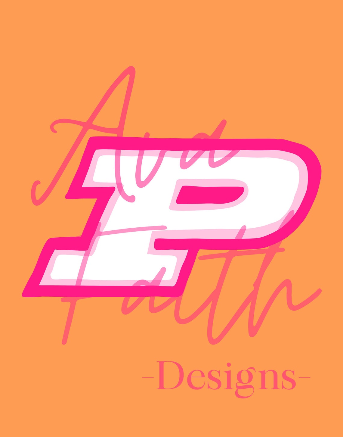 Pink and Orange Purdue University Digital Prints | Dorm Decor | Digital ...
