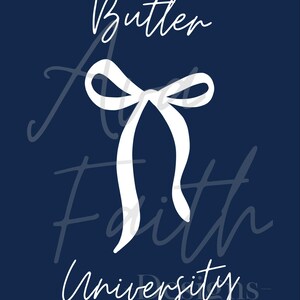 Butler University Digital Prints | Dorm Decor | Digital Prints | Navy ...
