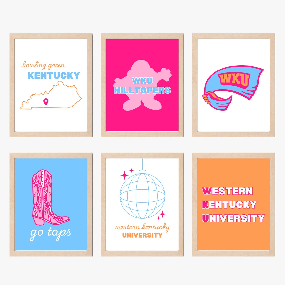 Western Kentucky University Prints | Dorm Decor | Digital Prints | WKU ...