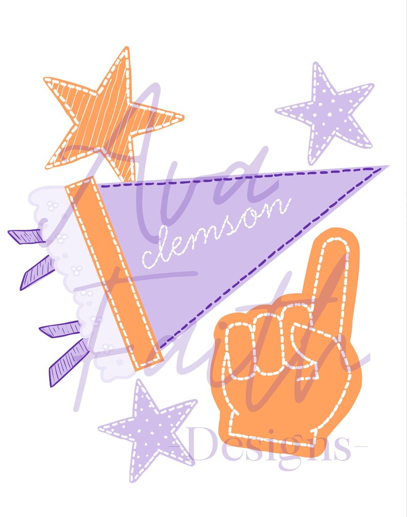 Clemson University Digital Prints | Dorm Decor | Digital Prints ...
