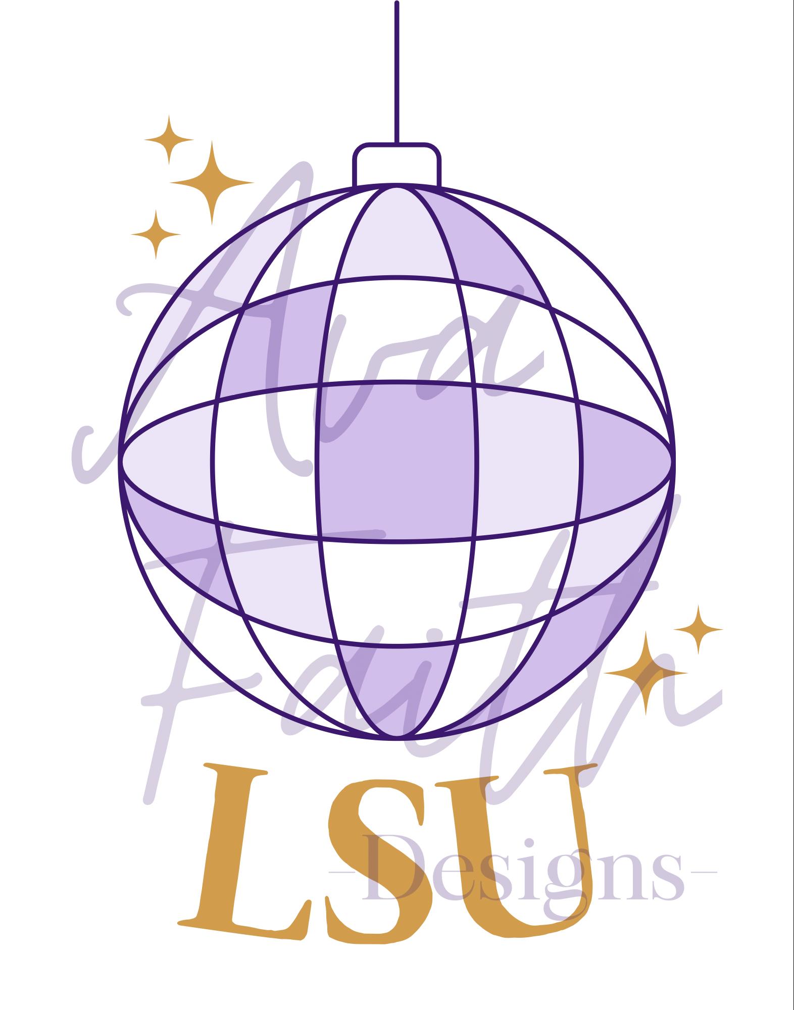 LSU Digital Prints | Dorm Decor | Digital Prints | Purple and Gold Dorm ...