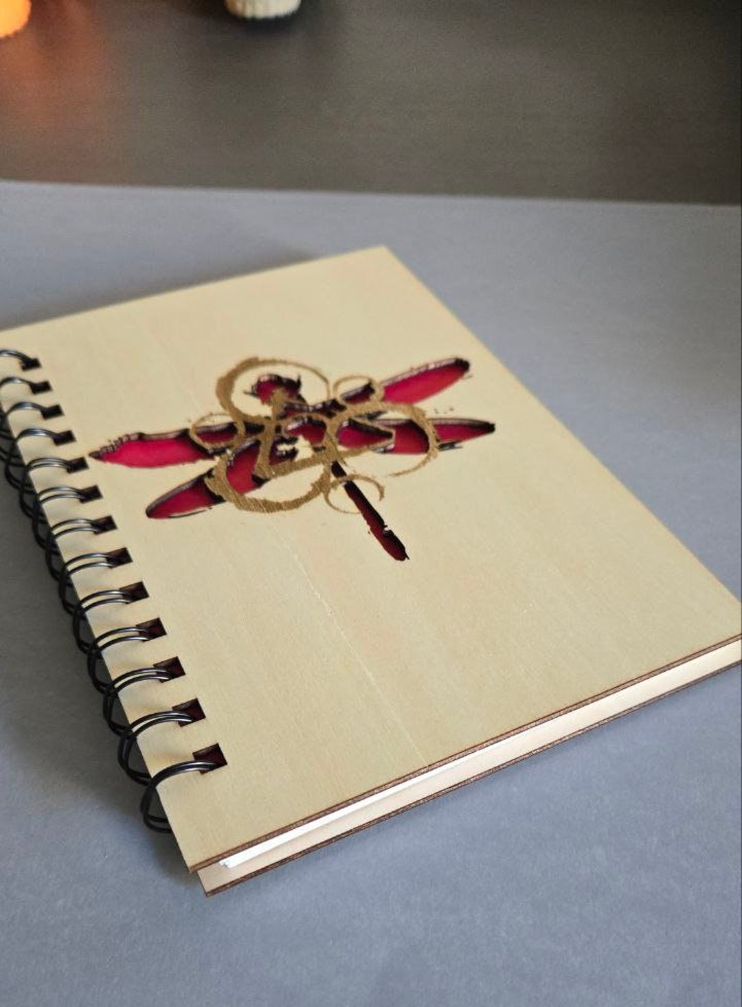 Laser Engraved Spiral-bound Notebook - C&C - Etsy