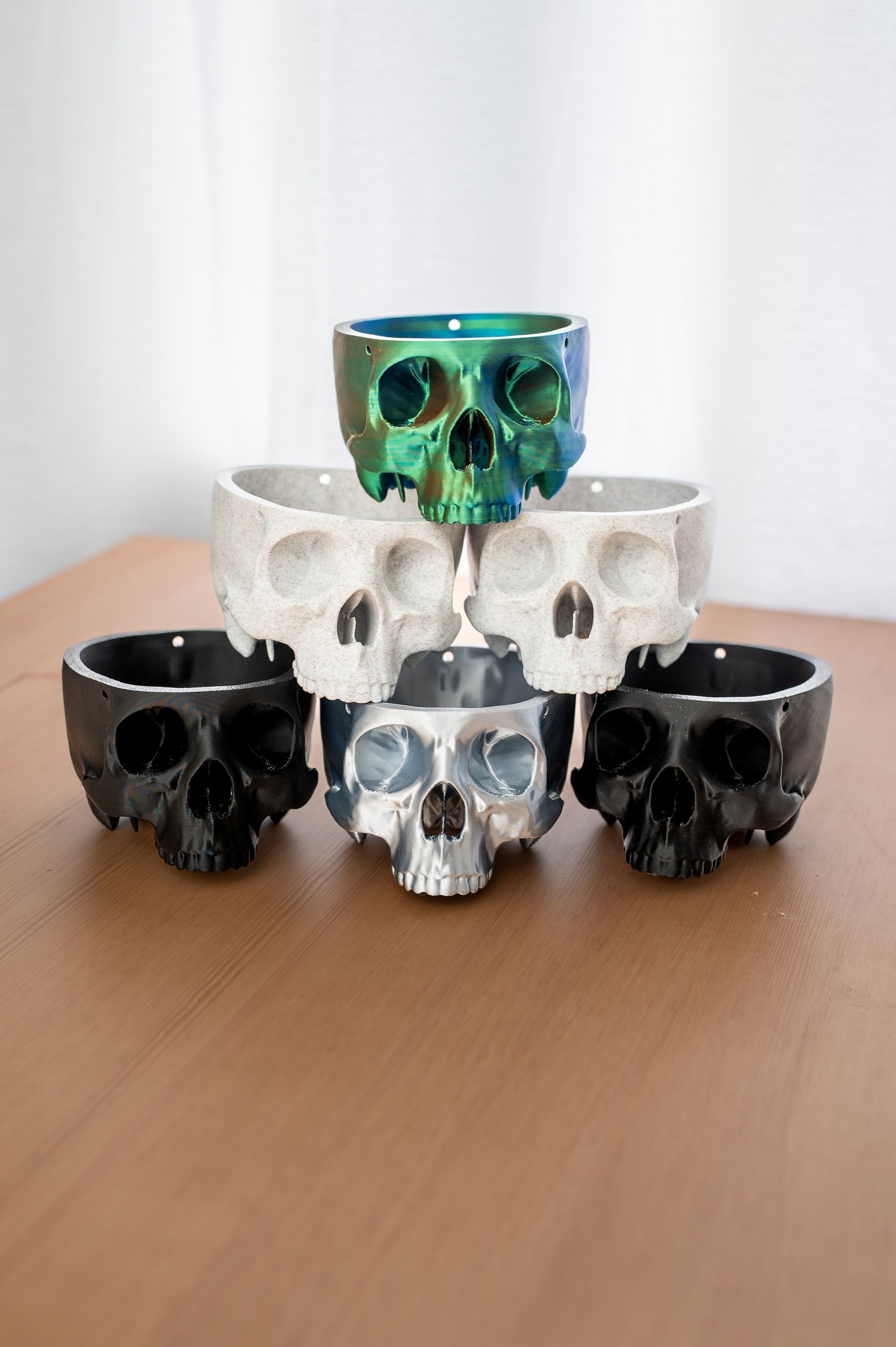 Skull Planter - Etsy