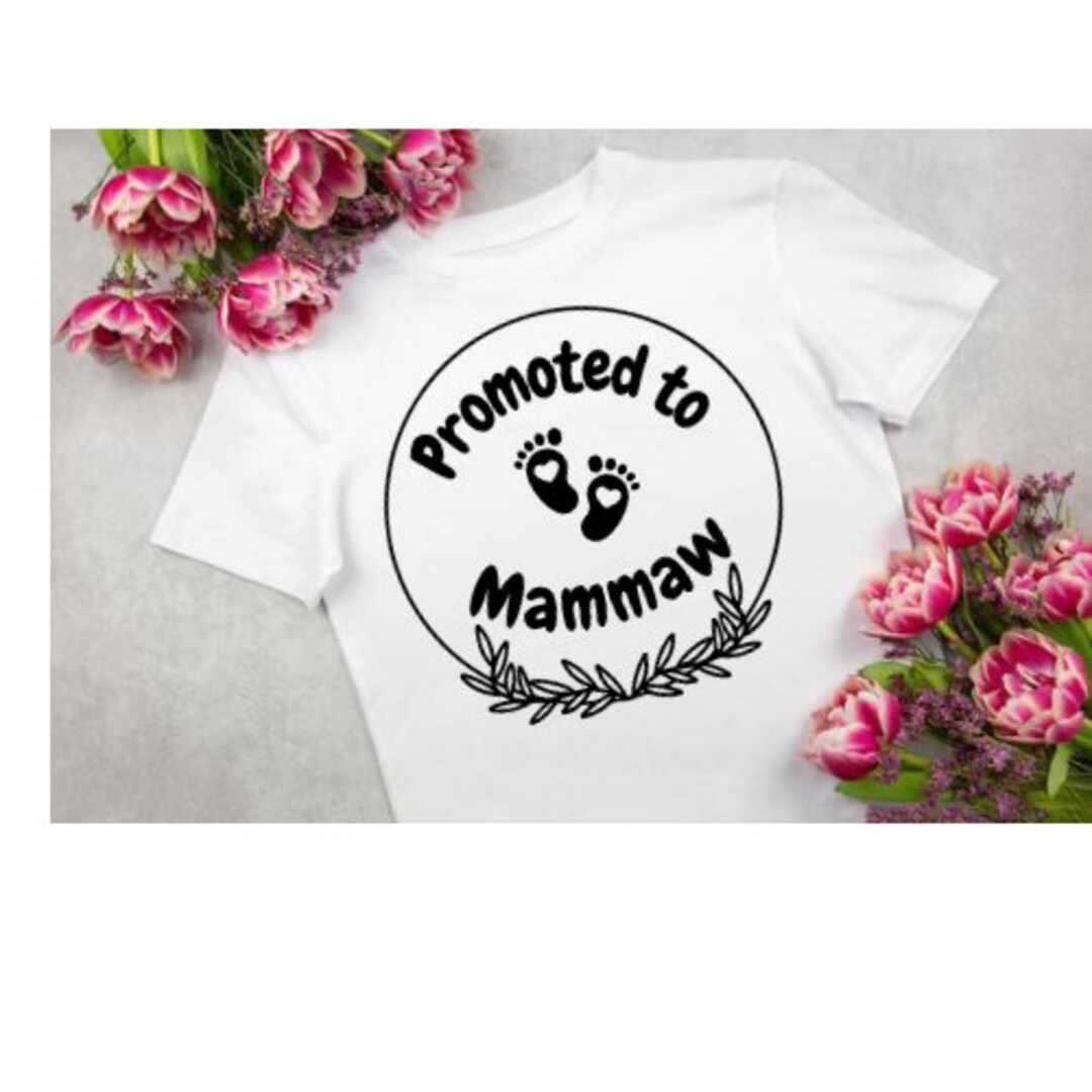 Promoted to Mammaw SVG Instant Download - Etsy