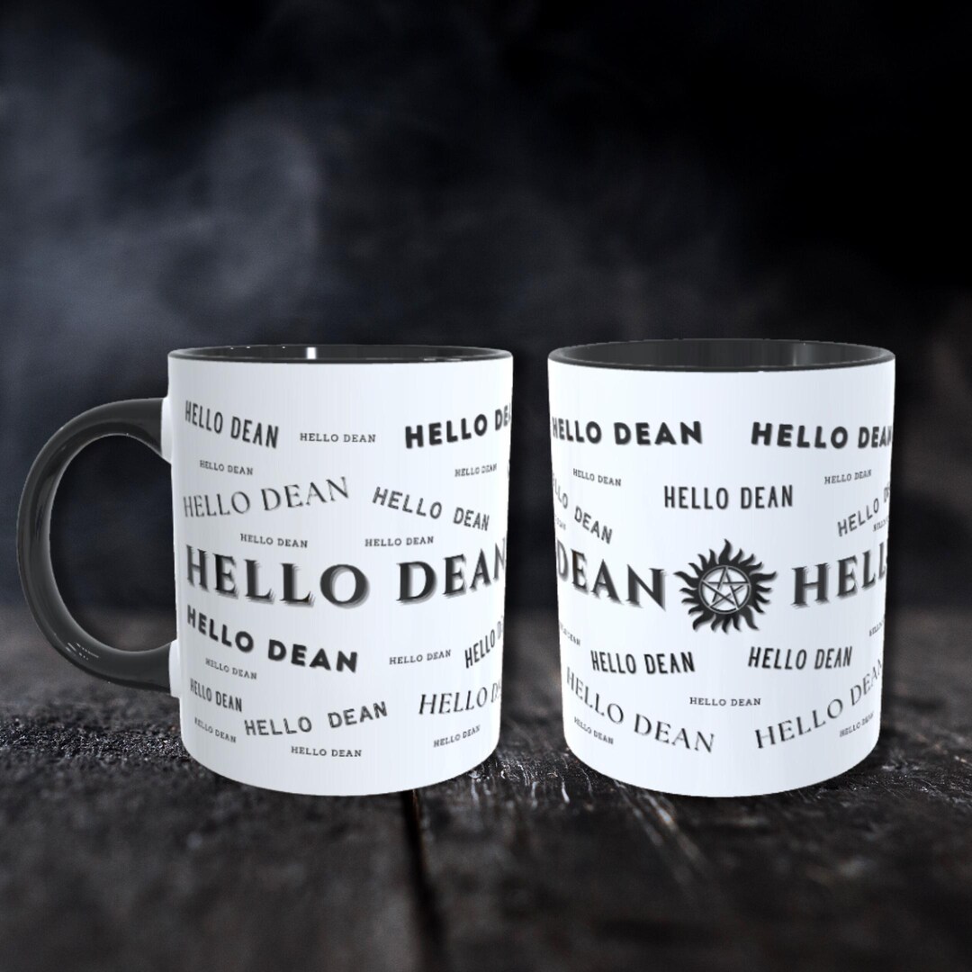 Hello Dean Supernatural Castiel Quote Mug - Etsy