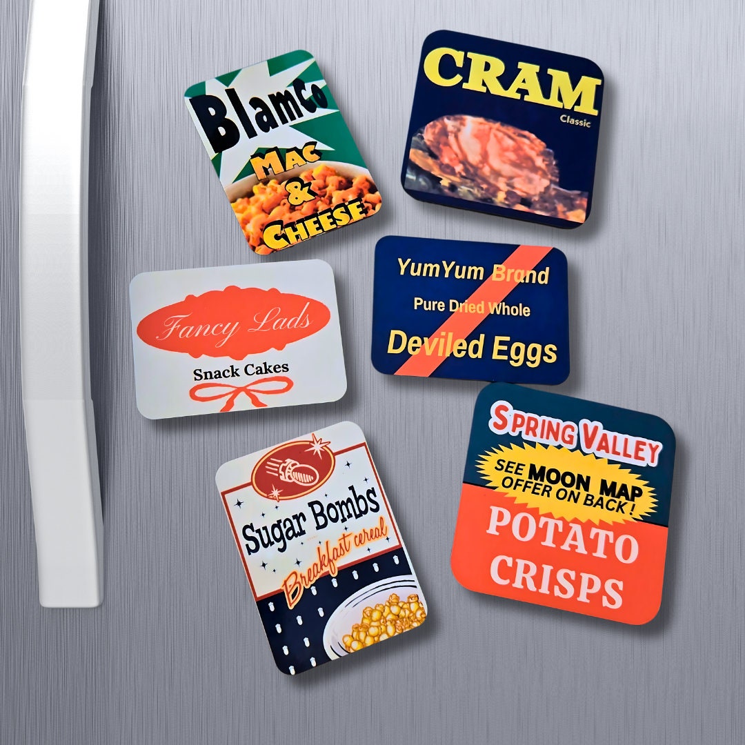 Fallout 3/fallout New Vegas-pre War Food-fridge Magnets - Etsy