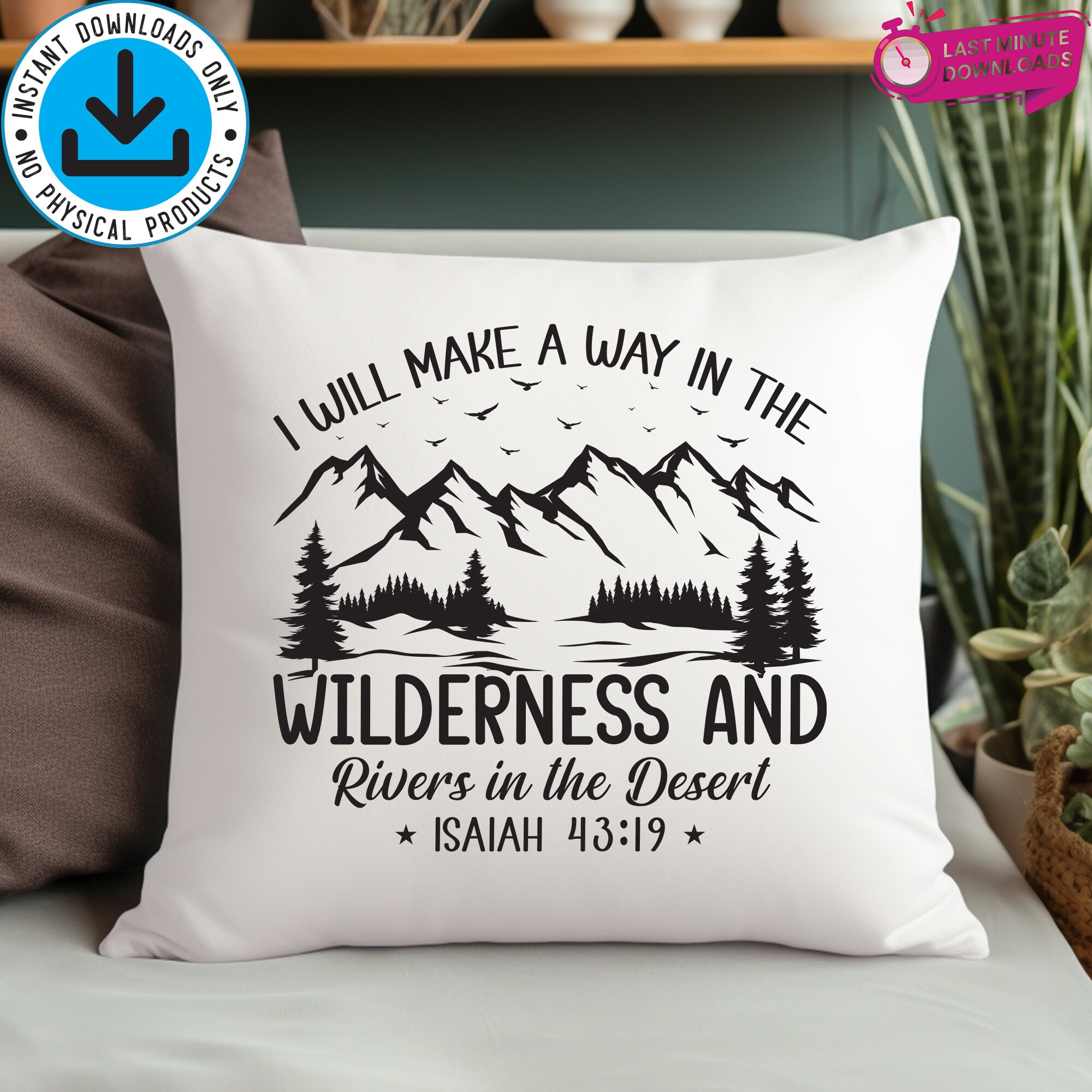 I Will Make A Way in the Wilderness SVG, Inspirational Svg, Christian ...